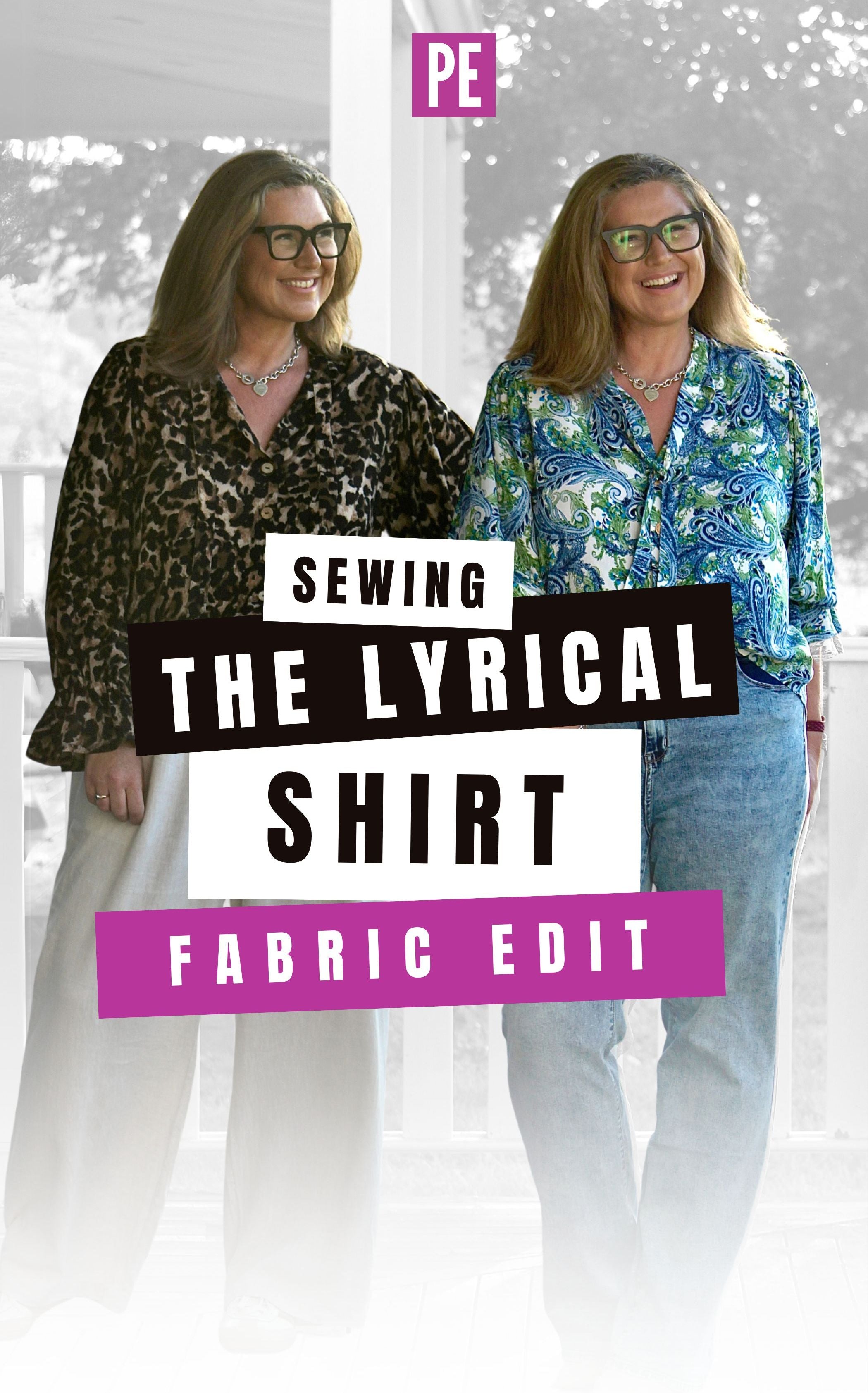 Fabric Edit: Sewing the Lyrical Shirt – Pattern Emporium