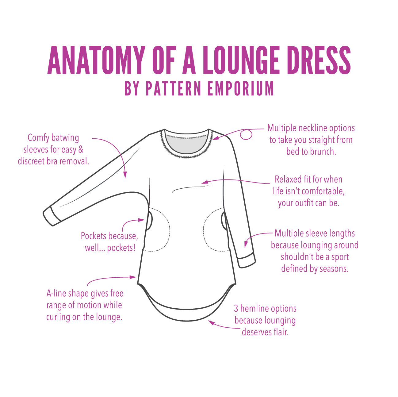 The New Lounge Dress – Pattern Emporium