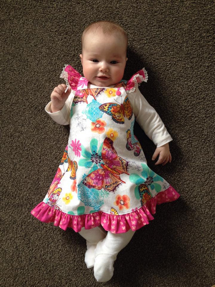 Baby & Toddler Pinafore Sewing Pattern with BONUS Nappy (Diaper) Cover ...