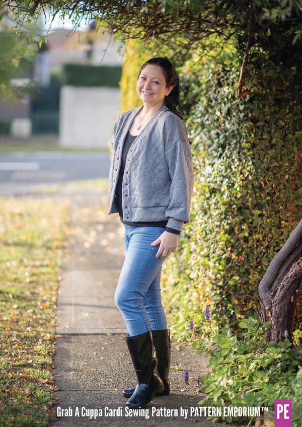 Grab A Cuppa Oversized Cardigan - PATTERN EMPORIUM