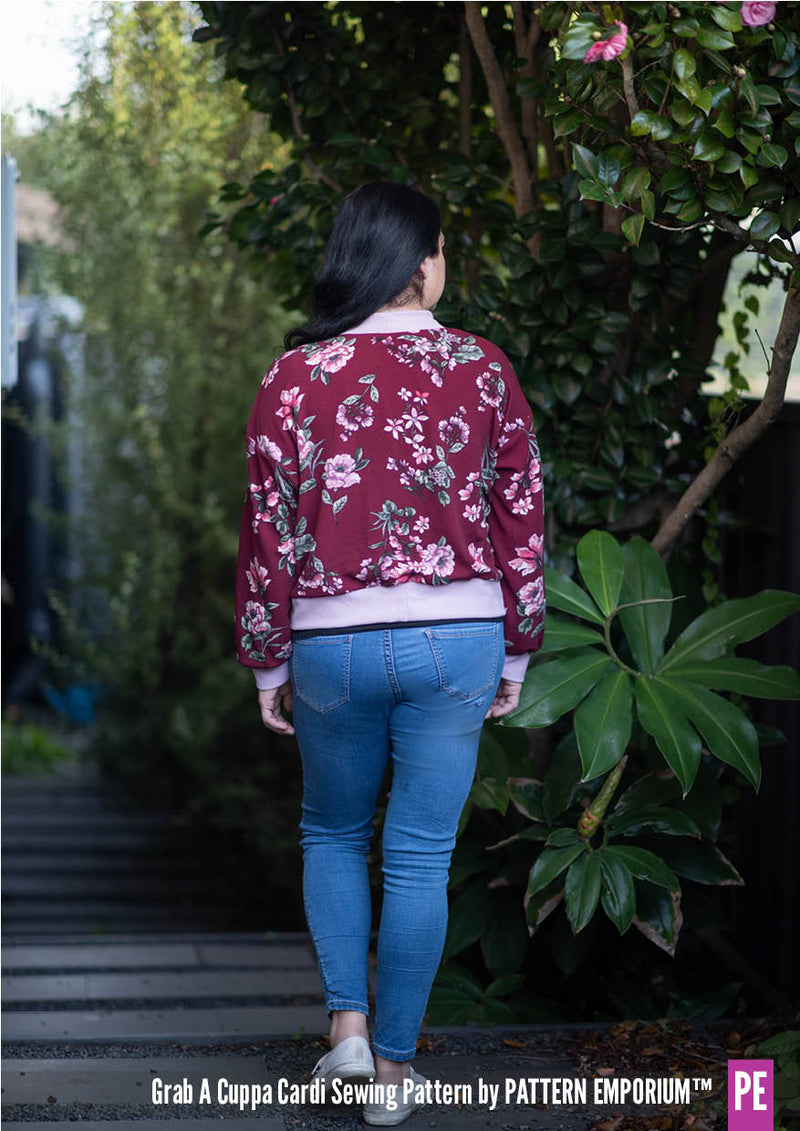 Grab A Cuppa Oversized Cardigan - PATTERN EMPORIUM