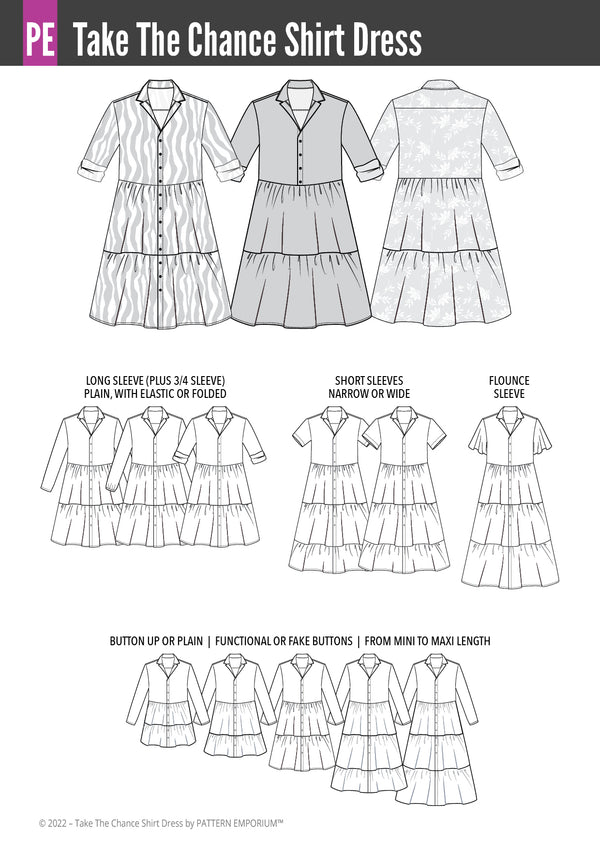 Dress Sewing Patterns for Women & Ladies | Pattern Emporium