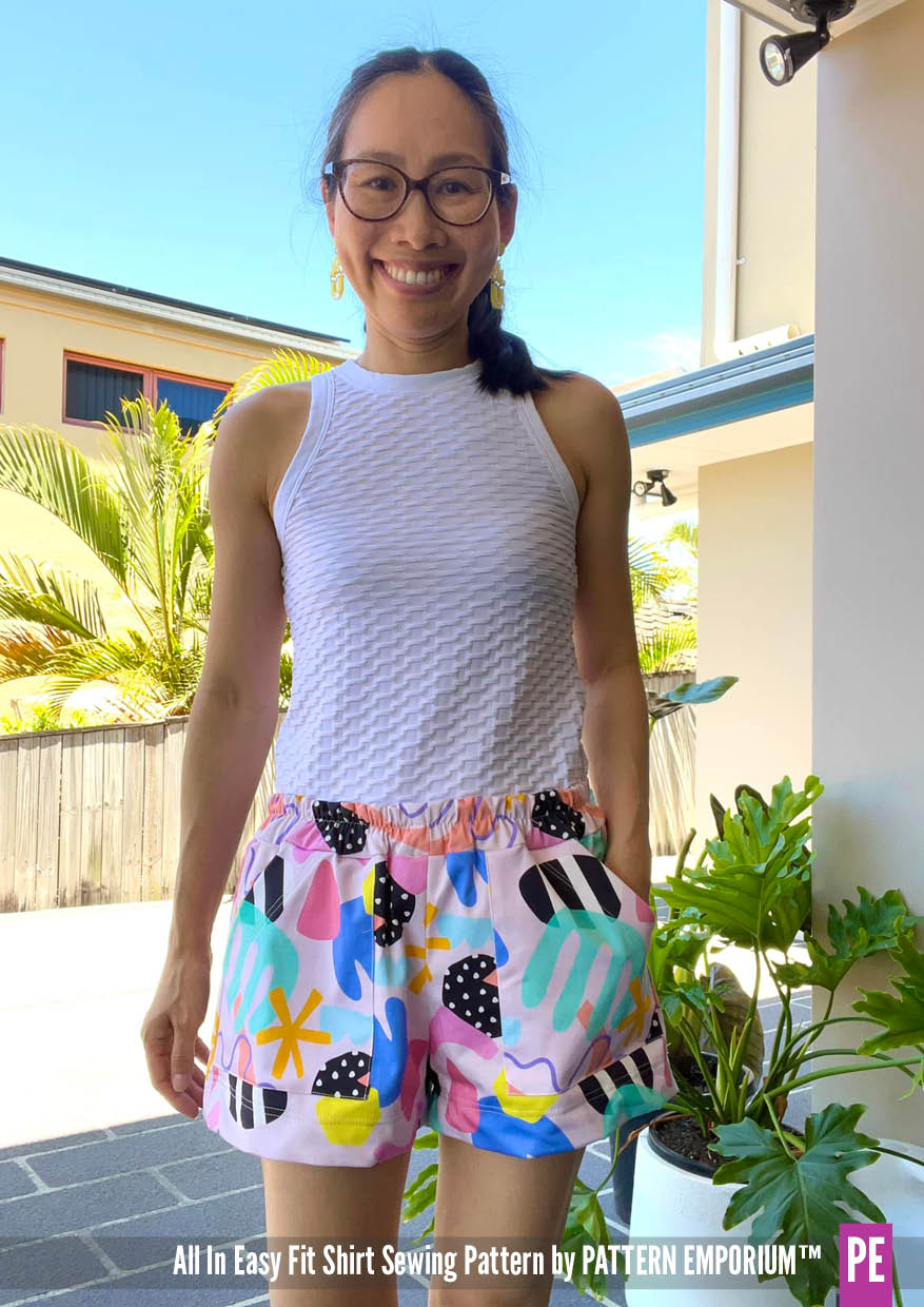 Ladies Getaway Pull on Shorts PDF Sewing Pattern - PATTERN EMPORIUM