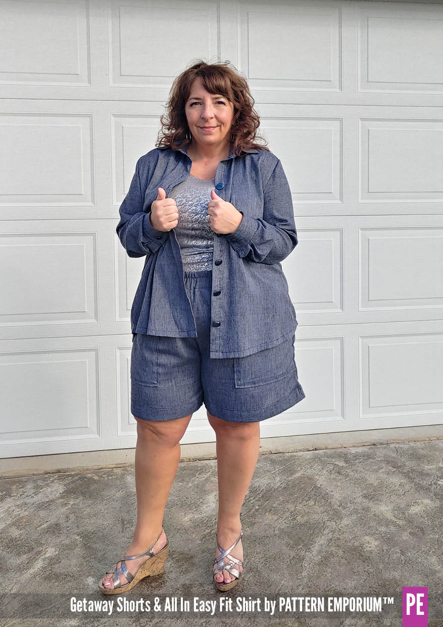 Ladies Getaway Pull on Shorts PDF Sewing Pattern - PATTERN EMPORIUM