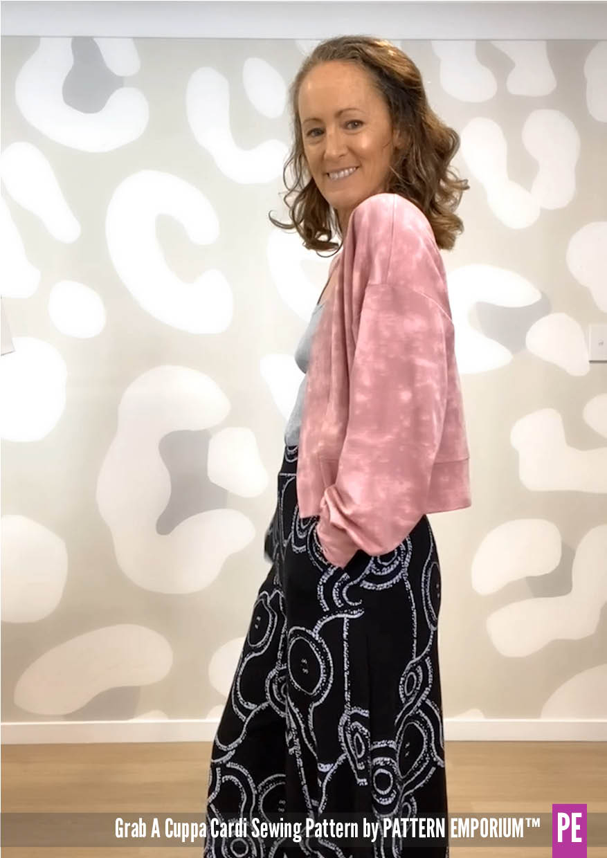 Grab A Cuppa Oversized Cardigan - Pattern Emporium