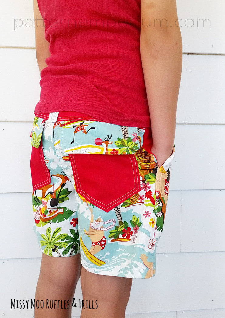 Boys Shorts PDF Sewing Pattern - Pattern Emporium