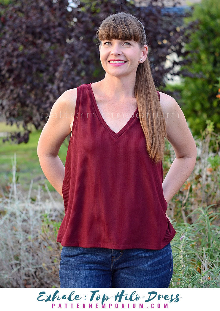 Women's Top, Hilo & Dress PDF Pattern - Pattern Emporium