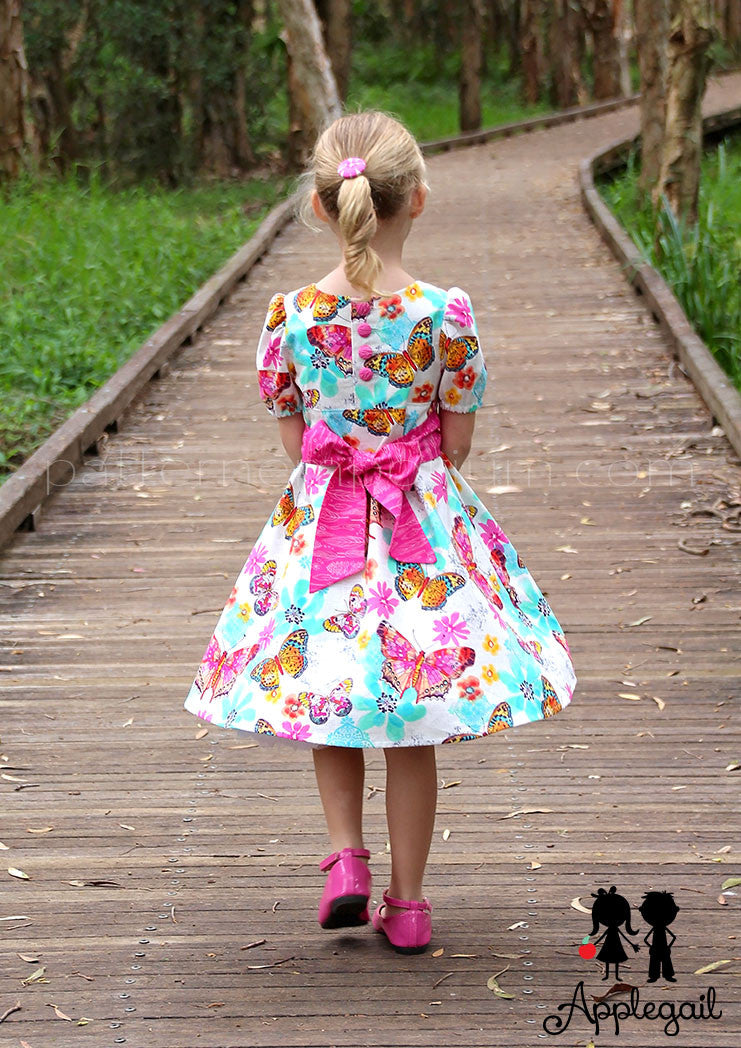 Girls Party Dress Sewing Pattern - Pattern Emporium