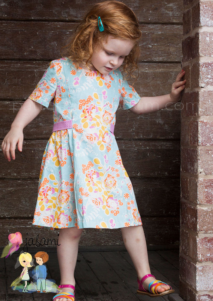 Girls Party Dress Sewing Pattern - Pattern Emporium