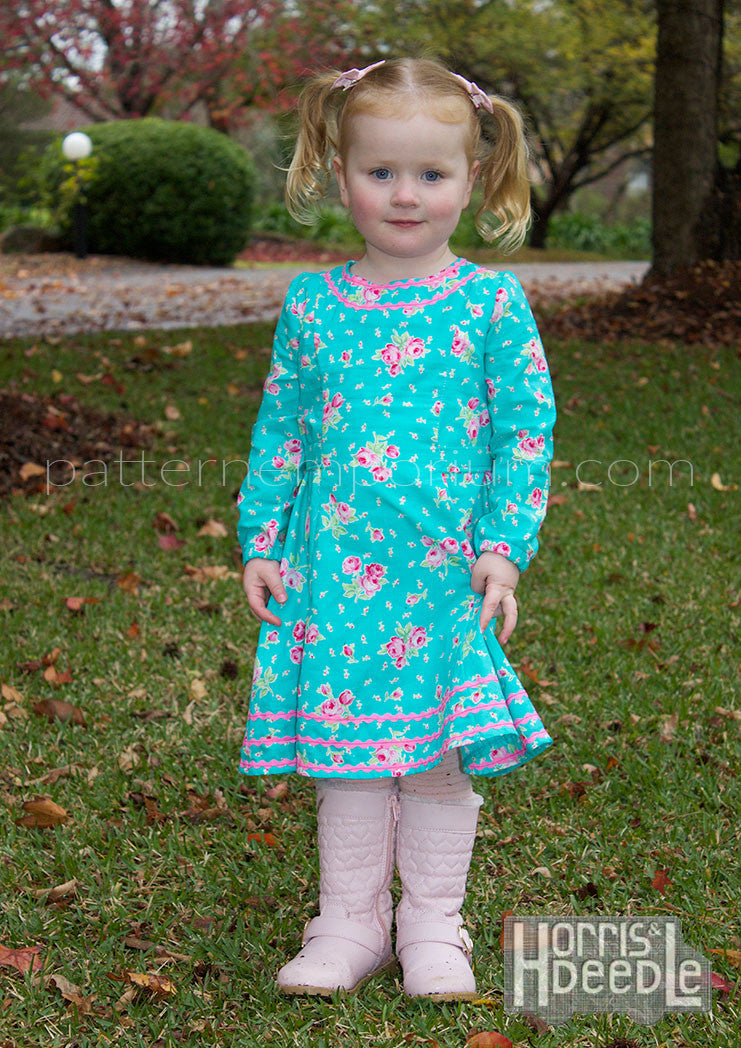 Girls Party Dress Sewing Pattern - Pattern Emporium