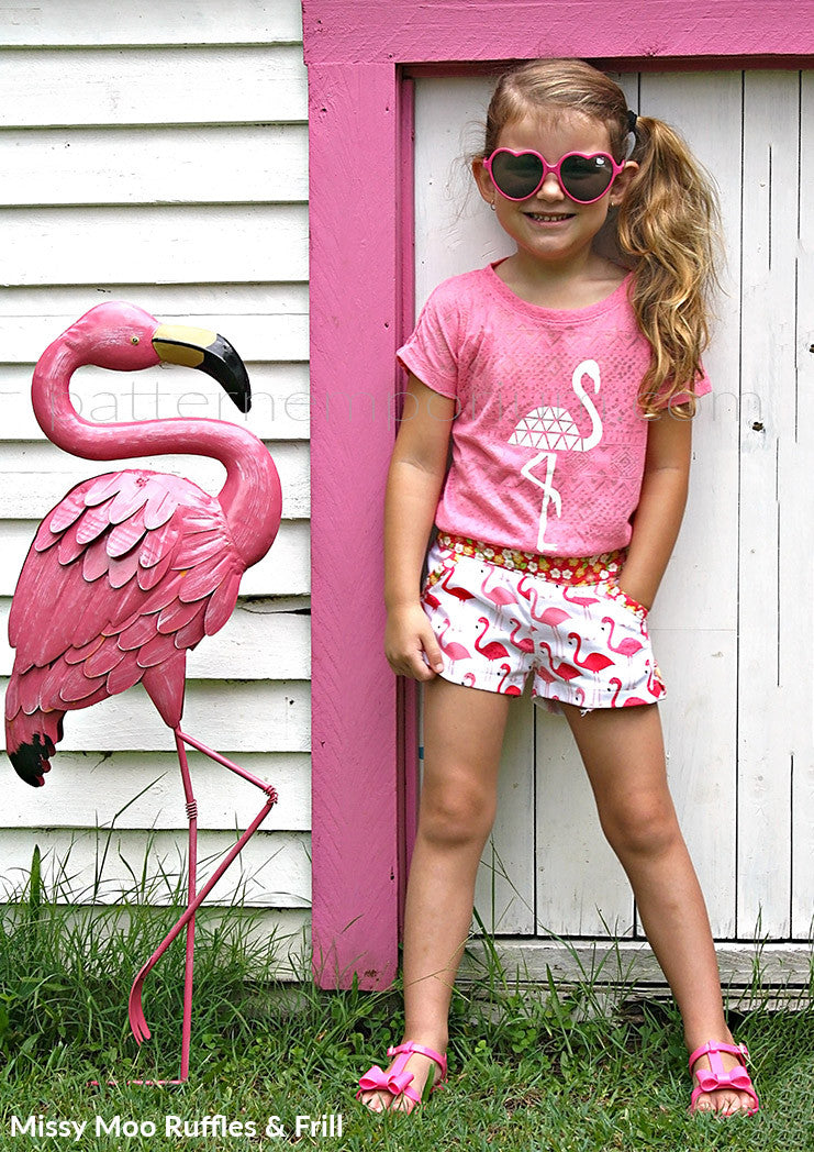 Girls Shorts Sewing Pattern with Pockets! - Pattern Emporium