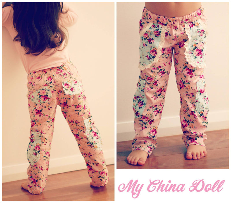 Cargo pants sewing pattern designed especially for girls! - PATTERN ...