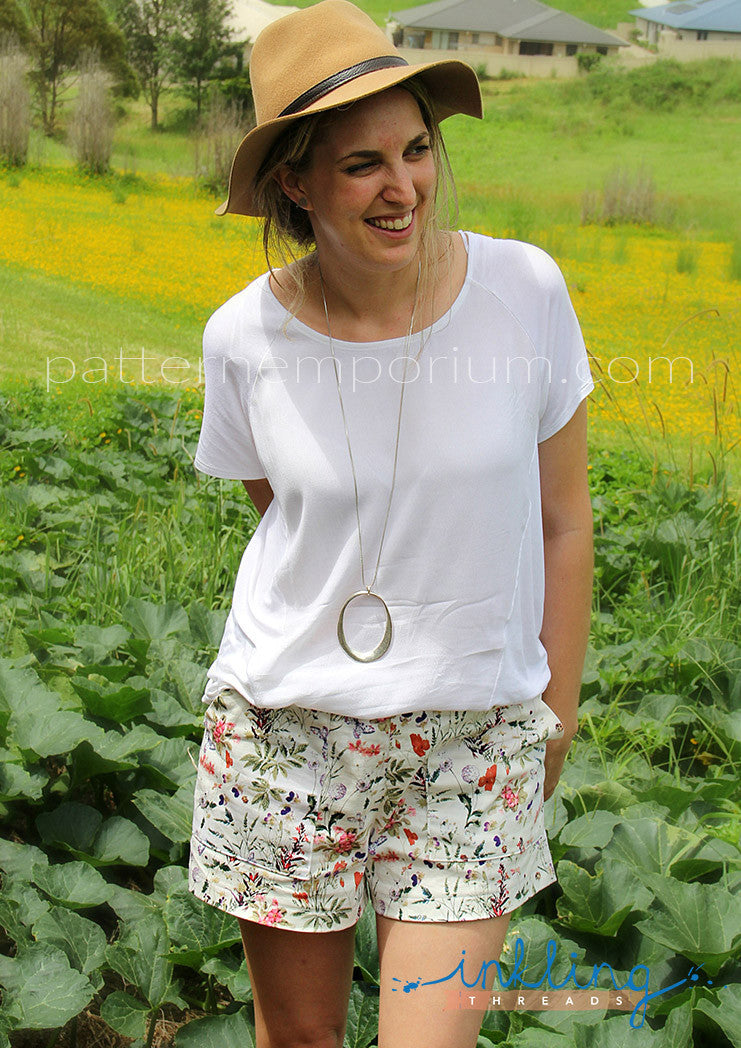 Ladies Getaway Pull on Shorts PDF Sewing Pattern - PATTERN EMPORIUM