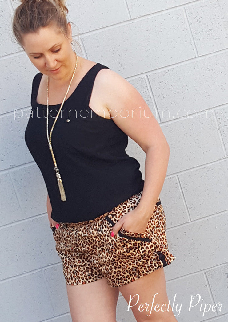 Ladies Getaway Pull on Shorts PDF Sewing Pattern - Pattern Emporium