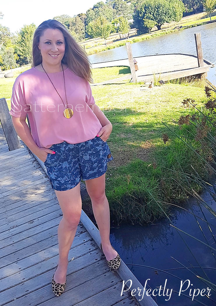 Ladies Getaway Pull on Shorts PDF Sewing Pattern - PATTERN EMPORIUM