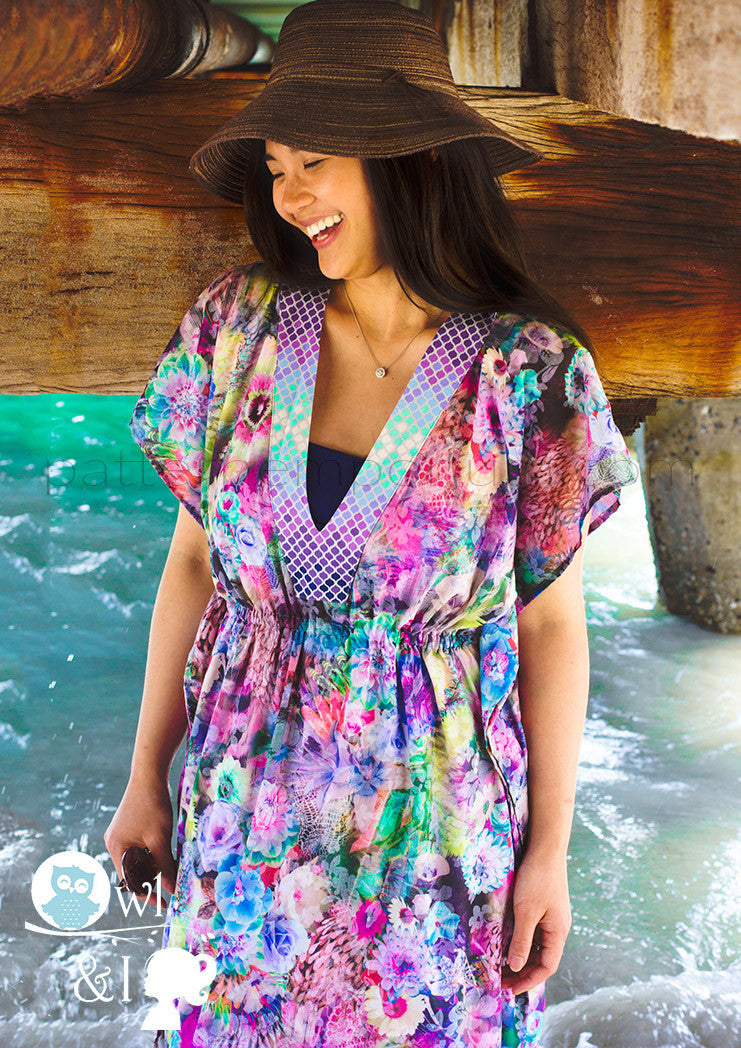 Ladies kaftan sewing pattern - Pattern Emporium