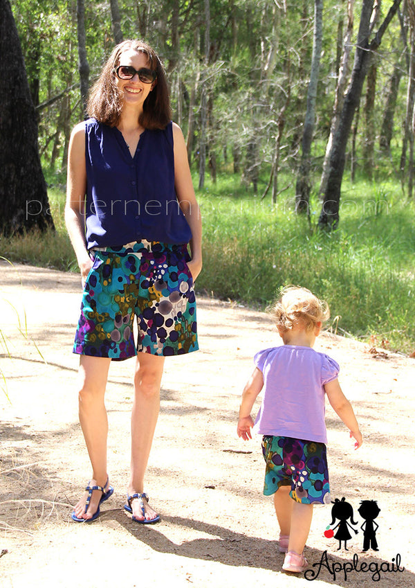 Ladies Pleat Front Shorts sewing pattern - Pattern Emporium