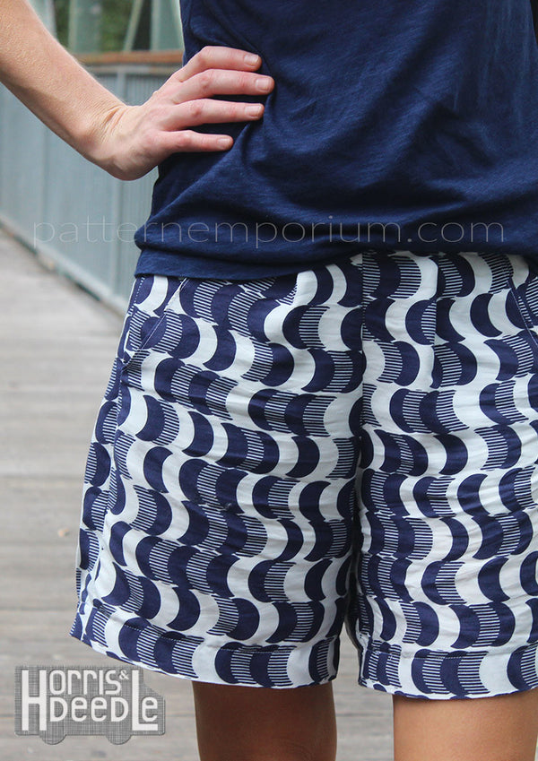 Ladies Pleat Front Shorts sewing pattern - PATTERN EMPORIUM