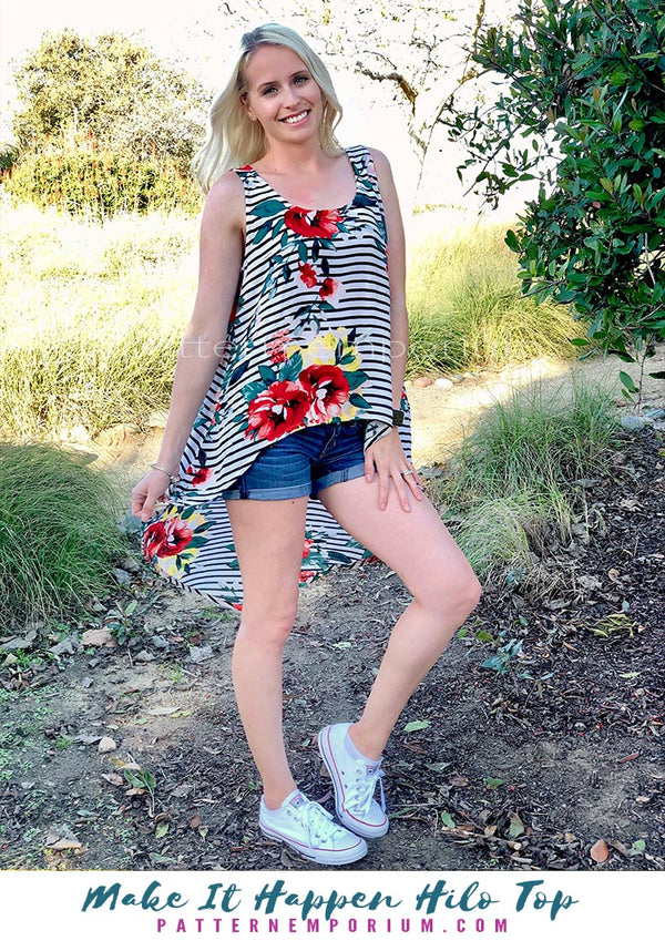 Mini, Midi & Maxi High Low Top - Pattern Emporium