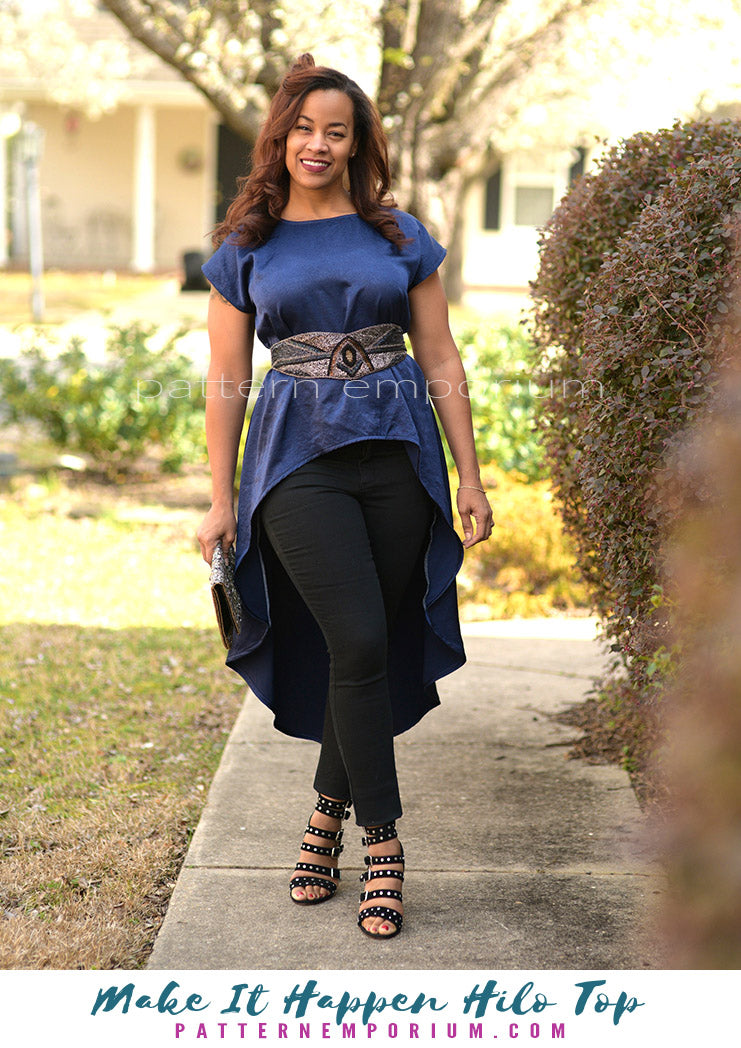 Mini, Midi & Maxi High Low Top - Pattern Emporium