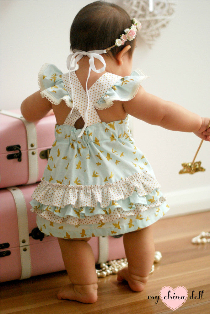 Baby & Toddler Pinafore Sewing Pattern with BONUS Nappy (Diaper) Cover ...