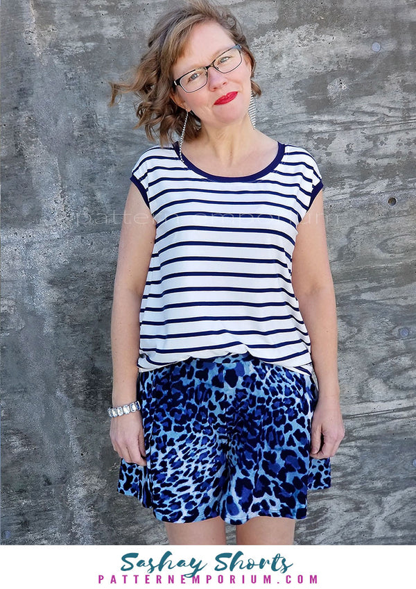 Woman's Flared Shorts Sewing Pattern - PATTERN EMPORIUM