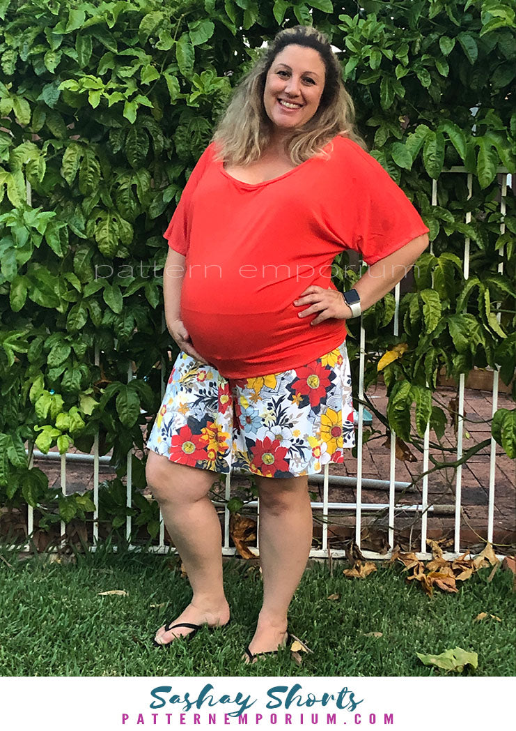 Woman's Flared Shorts Sewing Pattern - PATTERN EMPORIUM