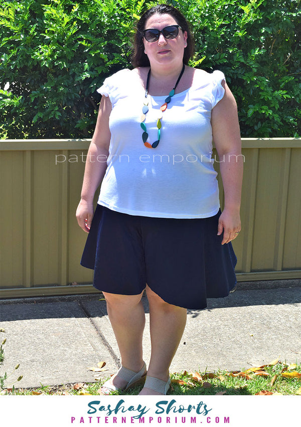 Woman's Flared Shorts Sewing Pattern - PATTERN EMPORIUM