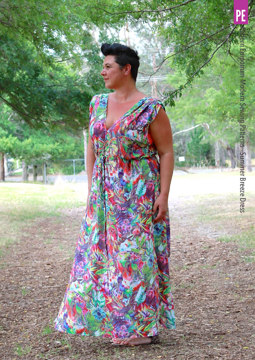 Maxi Dress Sewing Pattern | Summer Dress Pattern Online - PATTERN EMPORIUM