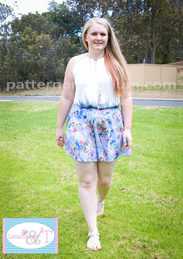 Ladies Swing Shorts PDF Sewing Pattern - Easy fit or tailored - PATTERN ...