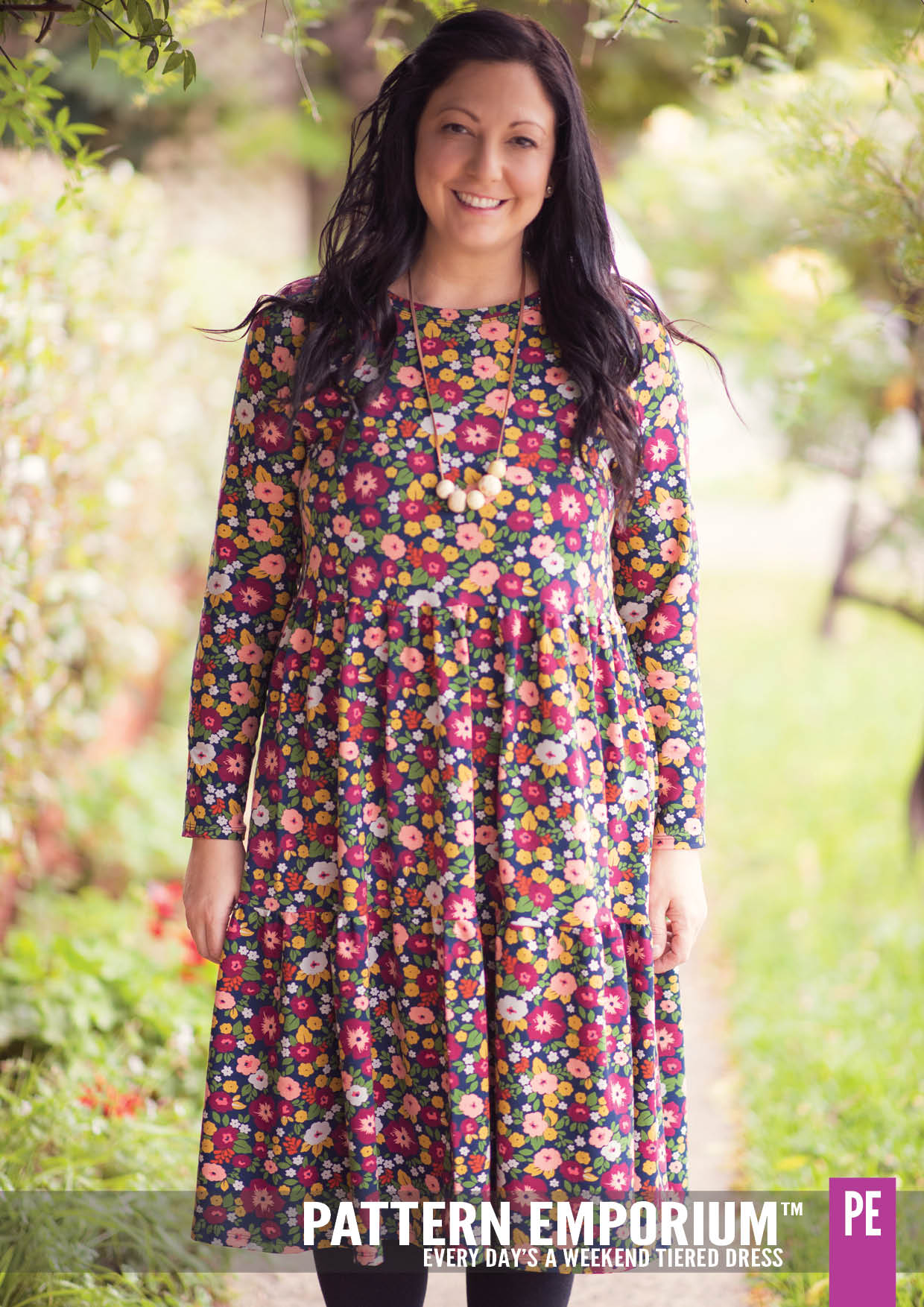 Easy Fit Tiered Dress PDF Sewing Pattern - Everyday's A Weekend ...
