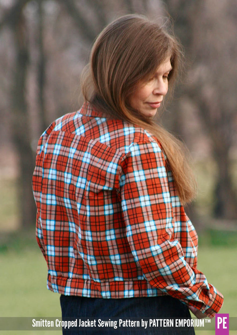 Smitten Cropped Jacket Sewing Pattern - Pattern Emporium