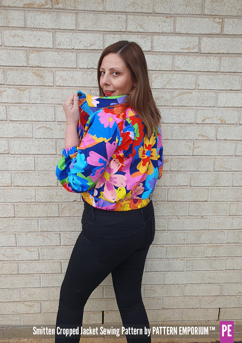 Smitten Cropped Jacket Sewing Pattern - Pattern Emporium